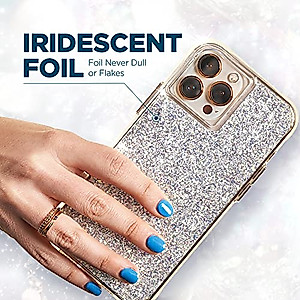 Case-Mate iPhone 13 Case for Women [10ft Drop Protection] [Wireless Charging] Twinkle Stardust Phone Case for iPhone 13 - Luxury Glitter iPhone Case - Shock Absorbing, Anti Scratch, Lightweight