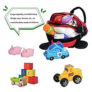 Baby Anti-Lost Harness, Yimidear Purified Cotton Toddler Safety Leash for Babies & Kids Boys and Girls (Red)