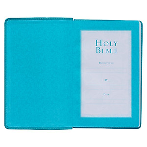 KJV Holy Bible, Gift Edition Faux Leather, King James Version, Teal (KJV Gift Editions)