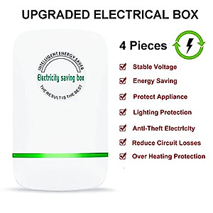 WETEL Power Saver Pro - Electric Energy Saver - Household Voltage Stabilizer Balance Current Source Power Saving Smart US Plug 250V