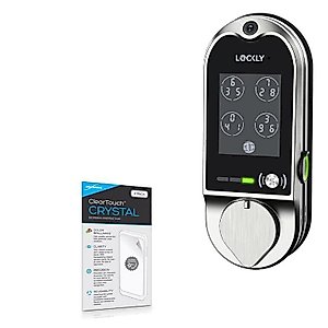 BoxWave Screen Protector Compatible with Lockly Guard Vision (798) - ClearTouch Crystal (2-Pack), HD Film Skin - Shields from Scratches