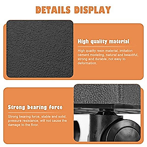 GANAZONO House Plants House Plants 1Pc Square Plant Caddy Rolling Stand Pot Trolley Wheeled Planter Saucer Tray Potted Flower Mover Dolly Casters for Garden Outdoor Planters Furniture Dolly