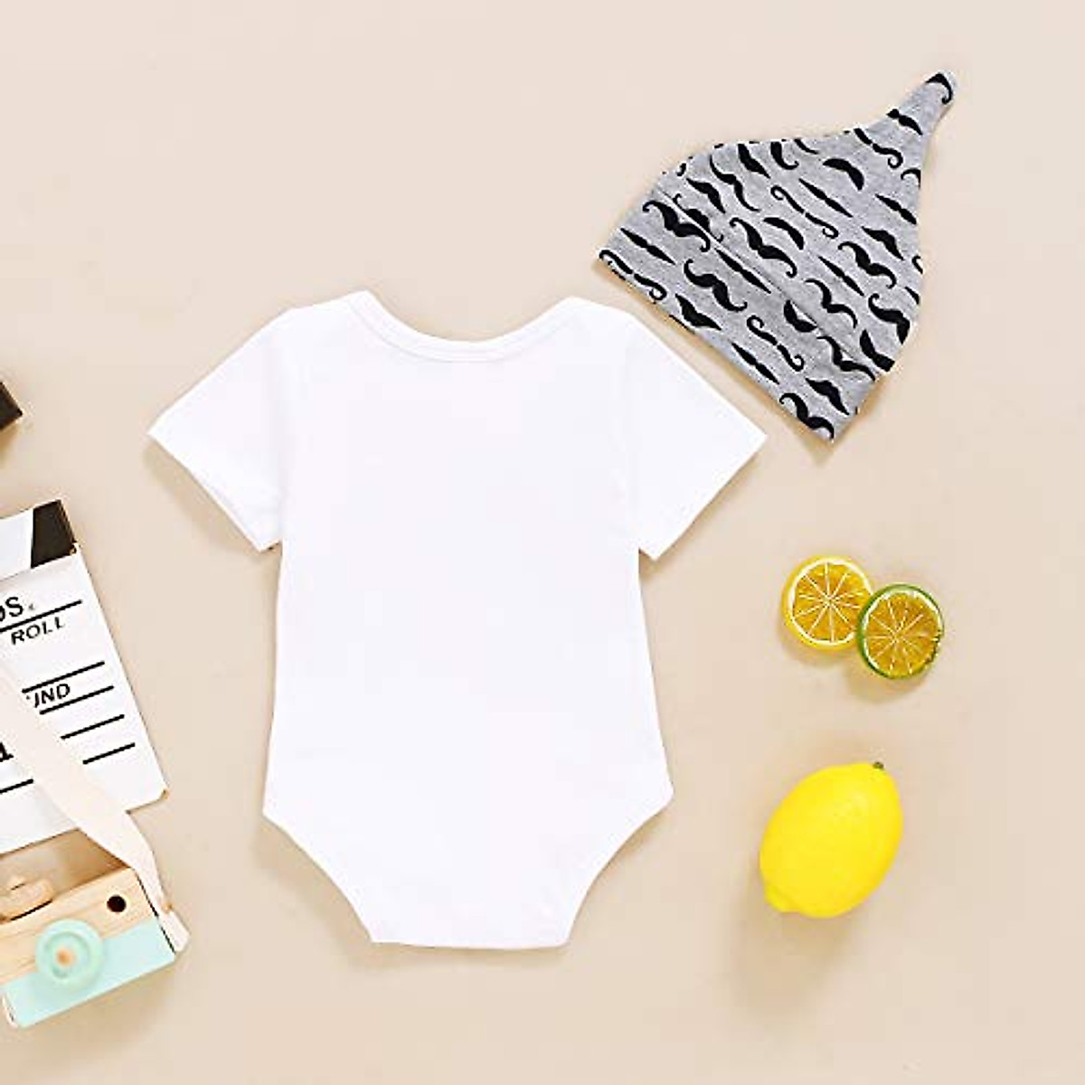 Aslaylme Newborn Boy Matching Outfit Twins Bodysuit Ladies We Have Arrived Romper (White-02, 0-3 Months)