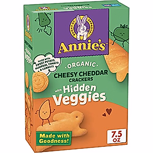 Annie's Hidden Veggie Cheddar Crackers, 7.5 oz
