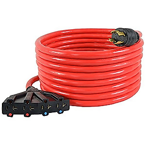 Conntek GEN1688 L14-30P to Multi-Outlet Power Cord 30 Amp 4-Prong