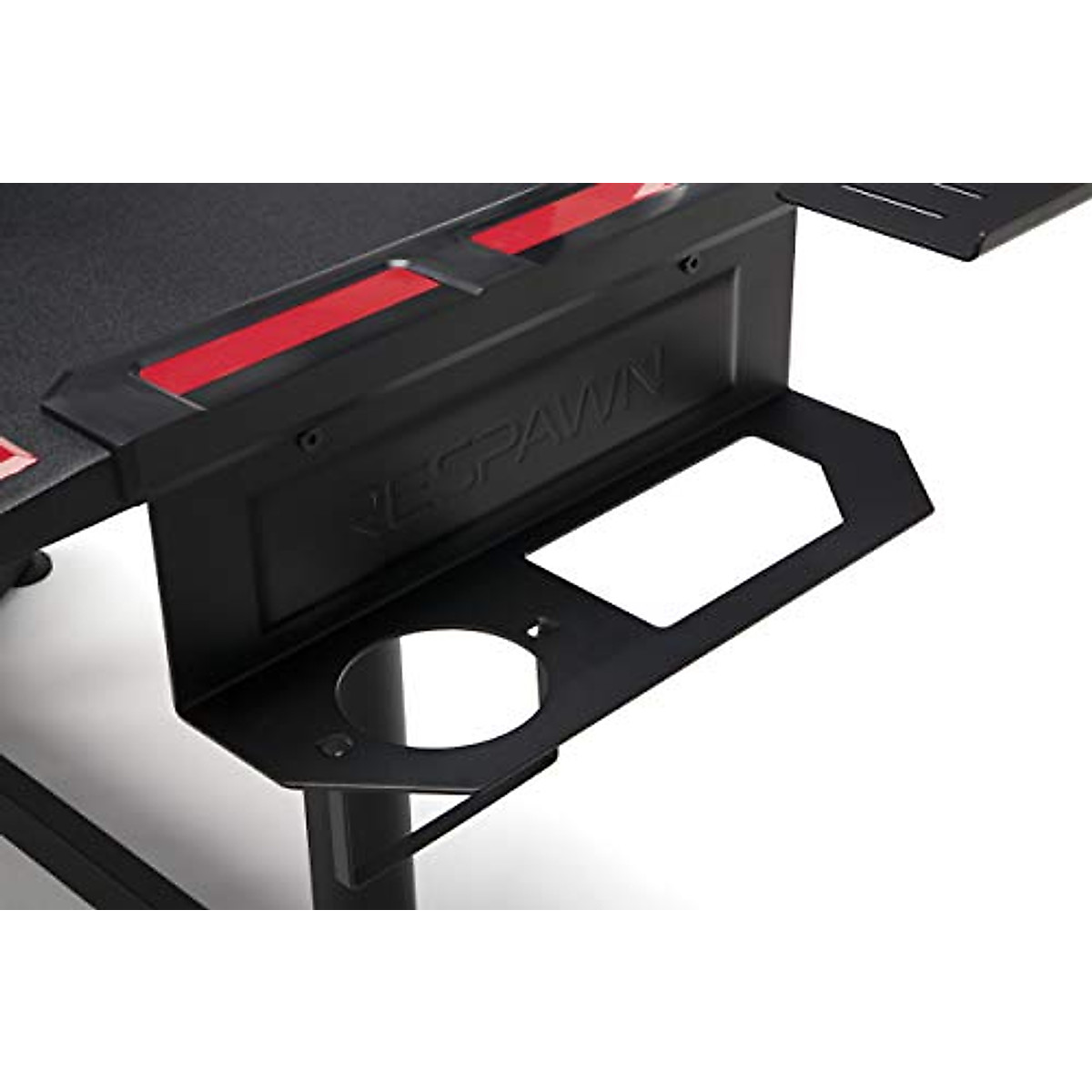 RESPAWN RSP-3010 Computer Ergonomic Height Adjustable Gaming Desk, 52.6 in, Red