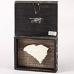 Primitives by Kathy 28244 Box Sign, 8.5" x 7", South Carolina