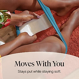 Cora Organic Pads | Ultra Thin Period Pads with Wings | Regular Absorbency | Ultra-Absorbent Sanitary Pads for Women | 100% Organic Cotton Topsheet (18 Count)