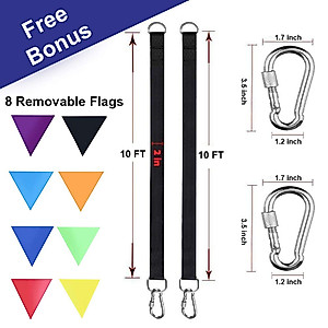 Hanging Tree Swing Waterproof Backyard Hammock Chair Max Capacity 600lbs Play Nest Swing Play House Castle Outdoor Garden Flying Family Swing Seat Camping Tree House with Hanging Straps Set