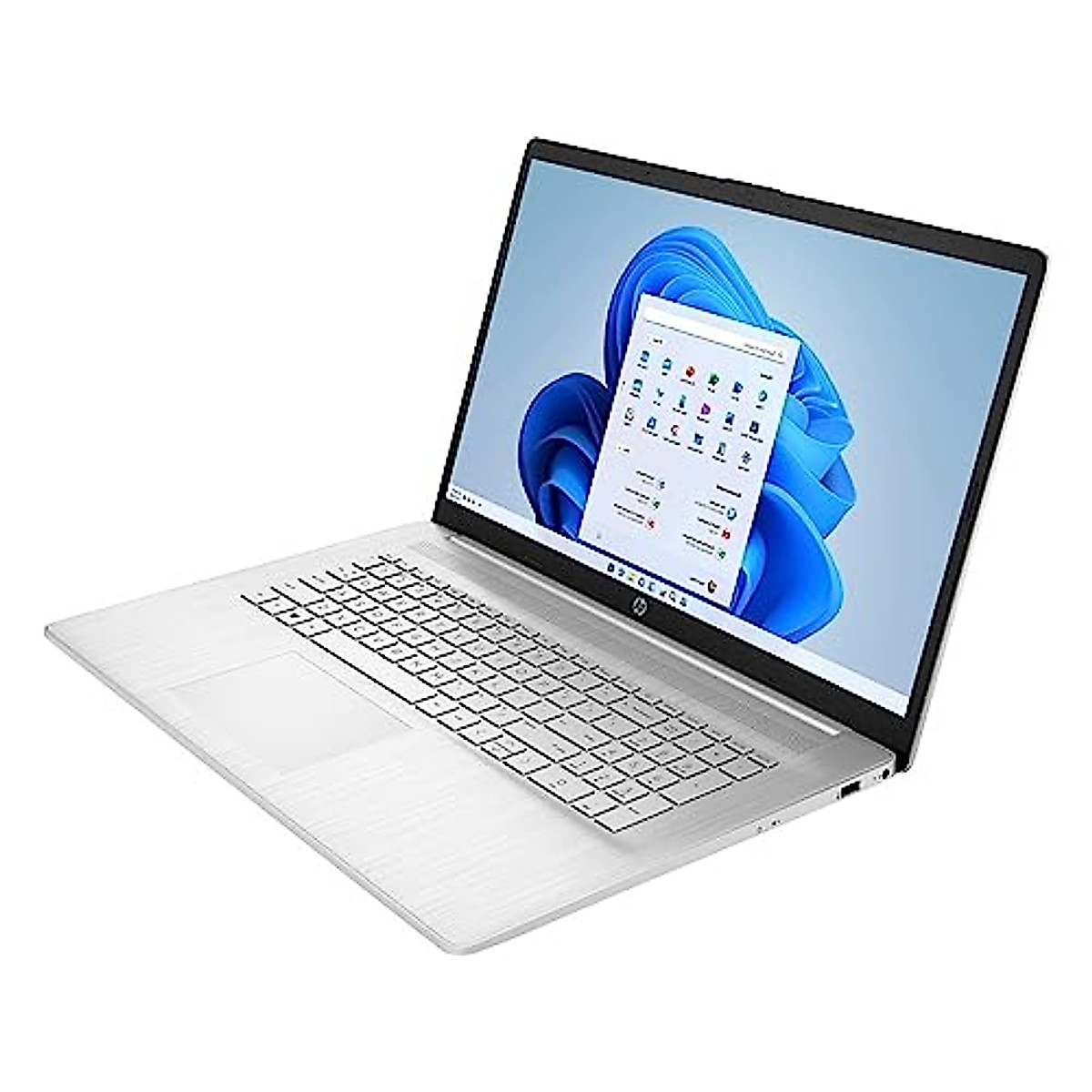 HP 2022 17.3" HD+ BrightView Laptop, Intel Core i3-1115G4 Processor (Beats i5-1035g1), 32GB RAM, 1TB PCIe SSD, Intel UHD Graphics, HD Webcam, HD Audio, Windows 11, Silver, 32GB Snowbell USB Card