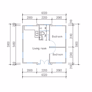 Generic Prefabricated Portable 19x20ft Expandable Container Living Foldable House, Portable Mobile House for Personal, Office, Warehouse, Villa, Booth, Hotel Use, White