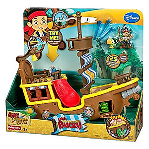 Fisher-Price Disney's Jake and The Never Land Pirates - Jake's Musical Pirate Ship Bucky [Amazon Exclusive]