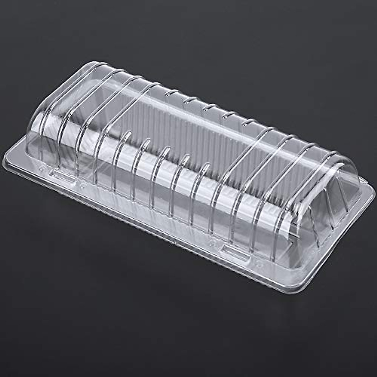 Alinory Storage Box, 25 PCS Plastic Hinged Loaf Container Food Fruit Storage Box(22.5 * 12.7cm)