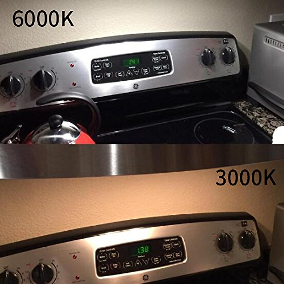 E17 LED Bulb Microwave Oven Light 4 Watt Warm White 3000K dimmable 52x2835SMD AC110-130V (Pack of 2)