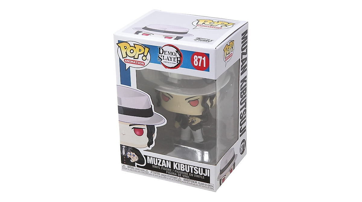 POP Demon Slayer Muzan Kibutsuji Funko Vinyl Figure with Box Protector