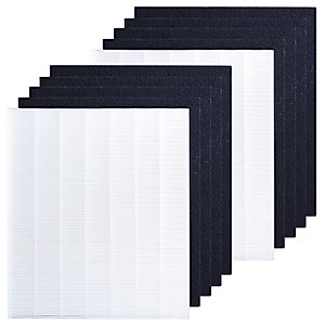 Aulavik AP-1512HH Filter Compatible with Coway AP1512HH AP-1512HH, AP1512HH AP1512, AP-1518R Air Purifier, Fit for Coway AirMega 200M Part# 3304899 (2 Ture HEPA + 8 Carbon Filters)