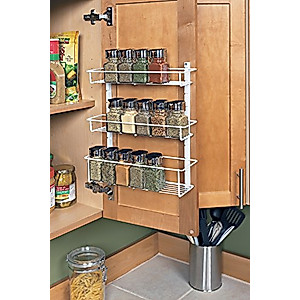 ClosetMaid Kitchen Spice Rack, White