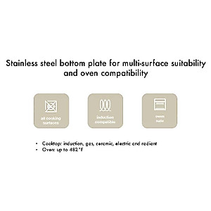 SMEG 6PC Cookware Set, Black 9.5" Fry Pan 11" Fry Pan 3qt Sauce Pan 5 Qt Casserole CKFB06BLMUS Made in Italy