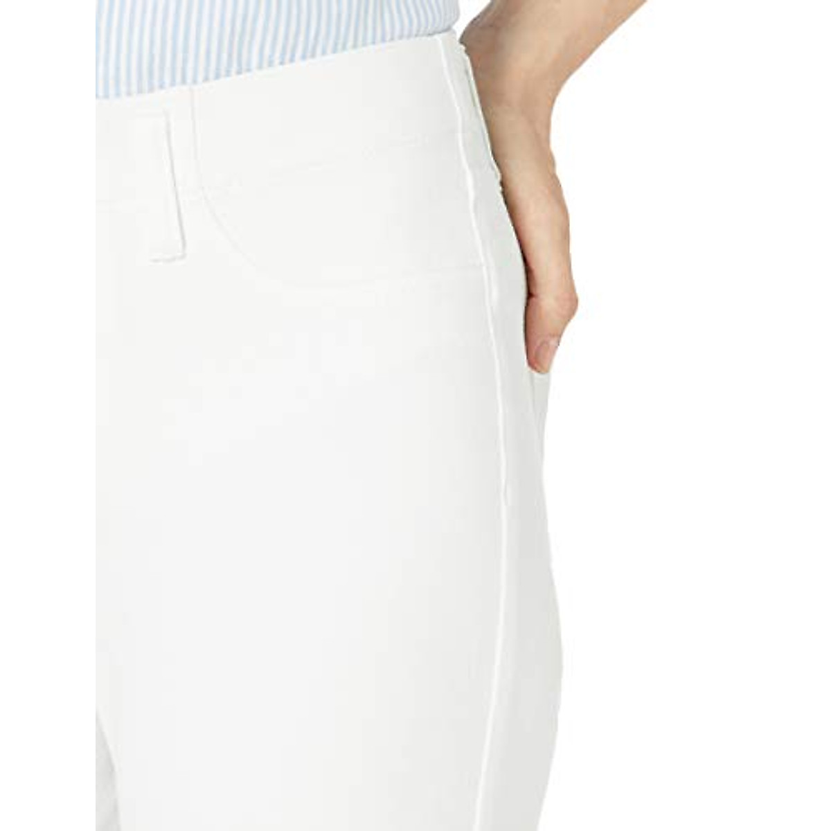 Amazon Essentials Women's Pull-On Knit Jegging (Available in Plus Size), White, Medium