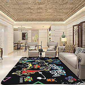 Game Controller Gaming Gamepad Modern Area Rugs Non-Slip Gaming Rug Boys Rugs Gamer Carpets Floor Mat Throw Rugs Doormats Gamer Room Decor Home Decor for Living Room Bedroom