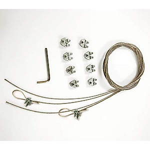 BANNER BUZZ MAKE IT VISIBLE Tapered Circle Fabric Hanging Ceiling Banner Sign Single Side Printed Outside for Trade Show Display (15' X 4')