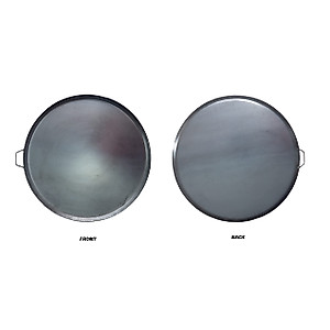 Comal Para Tortillas Grandes 21.5 Inch Redondo for Tortillas y Quesadilla Carbon Steel Heavy Duty Metal Handle