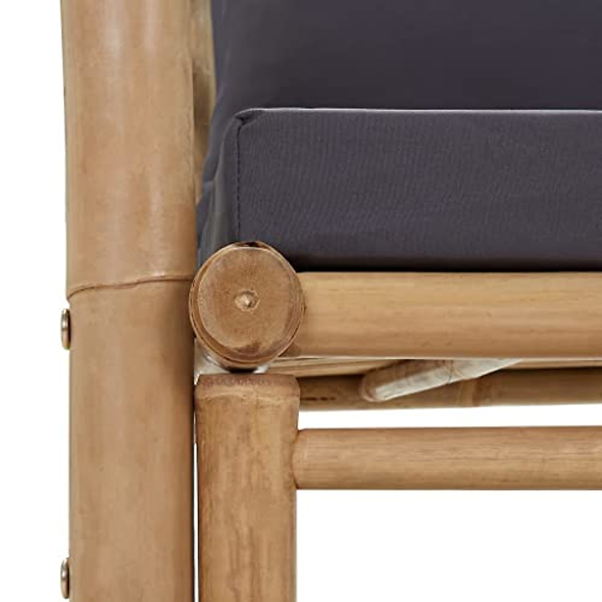 Patio Chairs with Cushions 2 pcs Bamboo Chairs Built for Outdoor Living Perfect Spot for Your Sunset