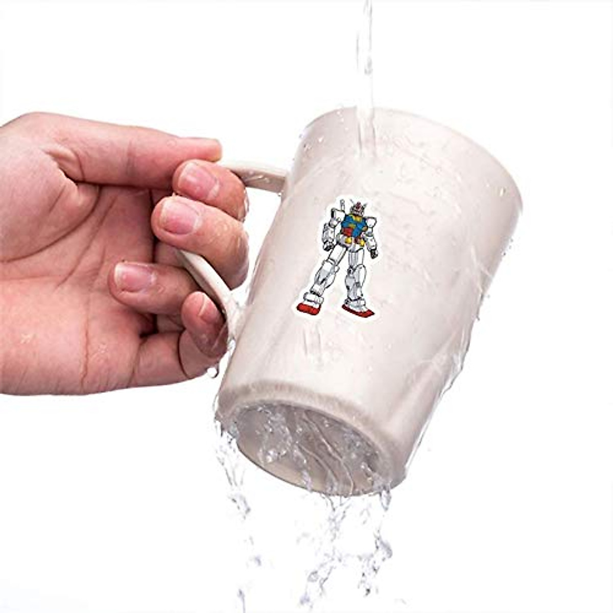 50Pcs Cartoon Gundam Waterproof Stickers for Gifts Water Bottle Cup Laptop Skateboard Luggage Box Vinyl Graffiti Patches BRMLD
