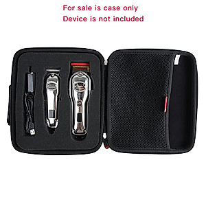 Hermitshell Hard Travel Case for Hatteker Hair Clipper Men IPX7 Waterproof Cordless Barber Clipper for Hair Cutting Kit + T-Blade Trimmer Beard Trimmer