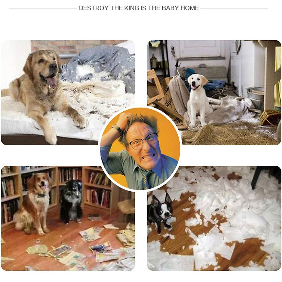 Lotus.Flower Dog Toys - Yellow Plush Squeaky Duck Toys Pet Supplies for Small, Medium and Large Dogs (Yellow)