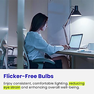 Feit Electric A19 LED Light Bulbs, 60W Equivalent, Non Dimmable, 800 Lumens, E26 Standard Base, 5000k Daylight, 80 CRI, 10 Year Lifetime, Energy Efficient, 10 Pack, A800/850/10KLED/10