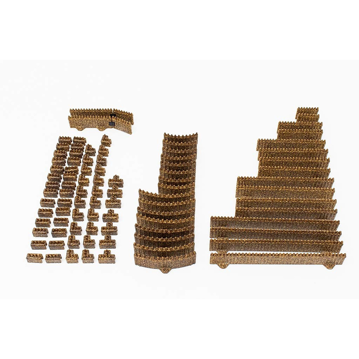 Palisades Fences Kit - Mini Dungeon Castle Cavern Terrain for RPGs, Dungeons & Dragons (DND), Pathfinder, War Gaming, and More! by DCD (34+pcs, 7ft 8in)