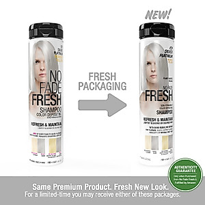 Icy Silver Platinum Hair Color Depositing Shampoo Semi Permanent Hair Color with BondHeal Bond Rebuilder - Toner to Remove Yellow on Blondes and Grays, Silver Hair Dye- 6.4 oz