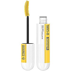 Maybelline Volum' Express Colossal Curl Bounce Washable Curling Mascara, Very Black, 1 Count