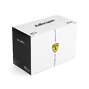 Killerspin 4-Star 40+ White Ping Pong Balls - New Standard ABS Plastic 40mm Table Tennis Balls - Competition Balls for Tournament Play - ITTF Quality (3 White Ball-Pack)