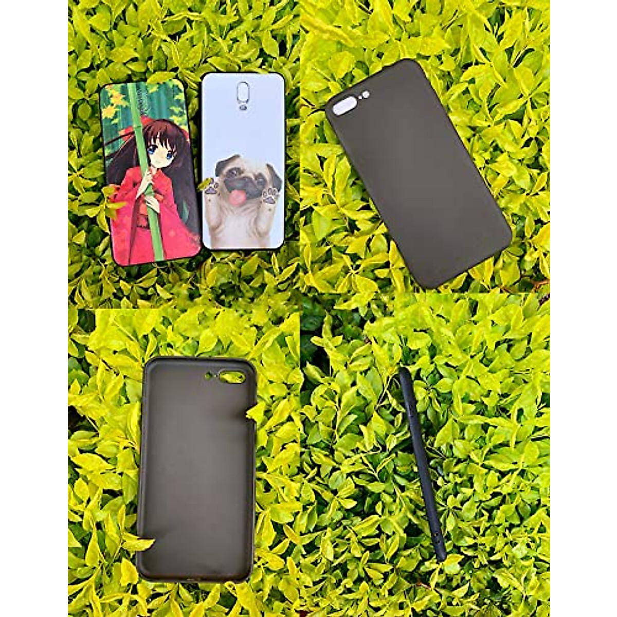 Unique-Custom-Gift Personalized Photo Black Matte Soft TPU Slim Phone Case for OPPO R17 Find X2 X3 F17 F9 A94 A72 Reno 8 7 6 5 Realme 9 8 Pro, Customize Picture Thin Silicone Back Bumper Cover