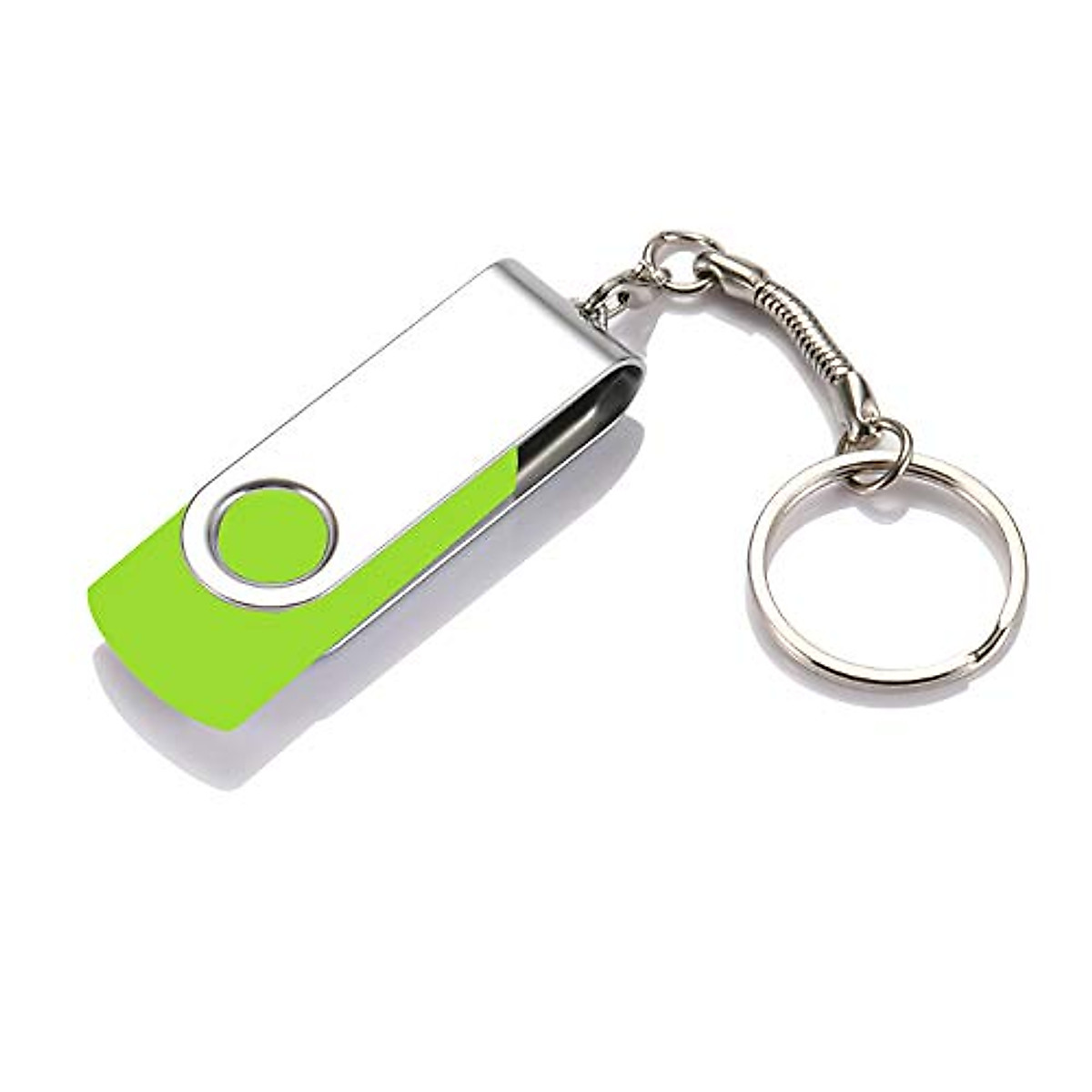 MECHEER Flash Drive 64GB USB Flash Drives 5 Pack USB 2.0 Thumb Drive Jump Drive Pen Drive Bulk Memory Sticks Zip Drives Swivel Design Yellow/Red/Blue/Green/Black (5 Pcs Mixed Color)