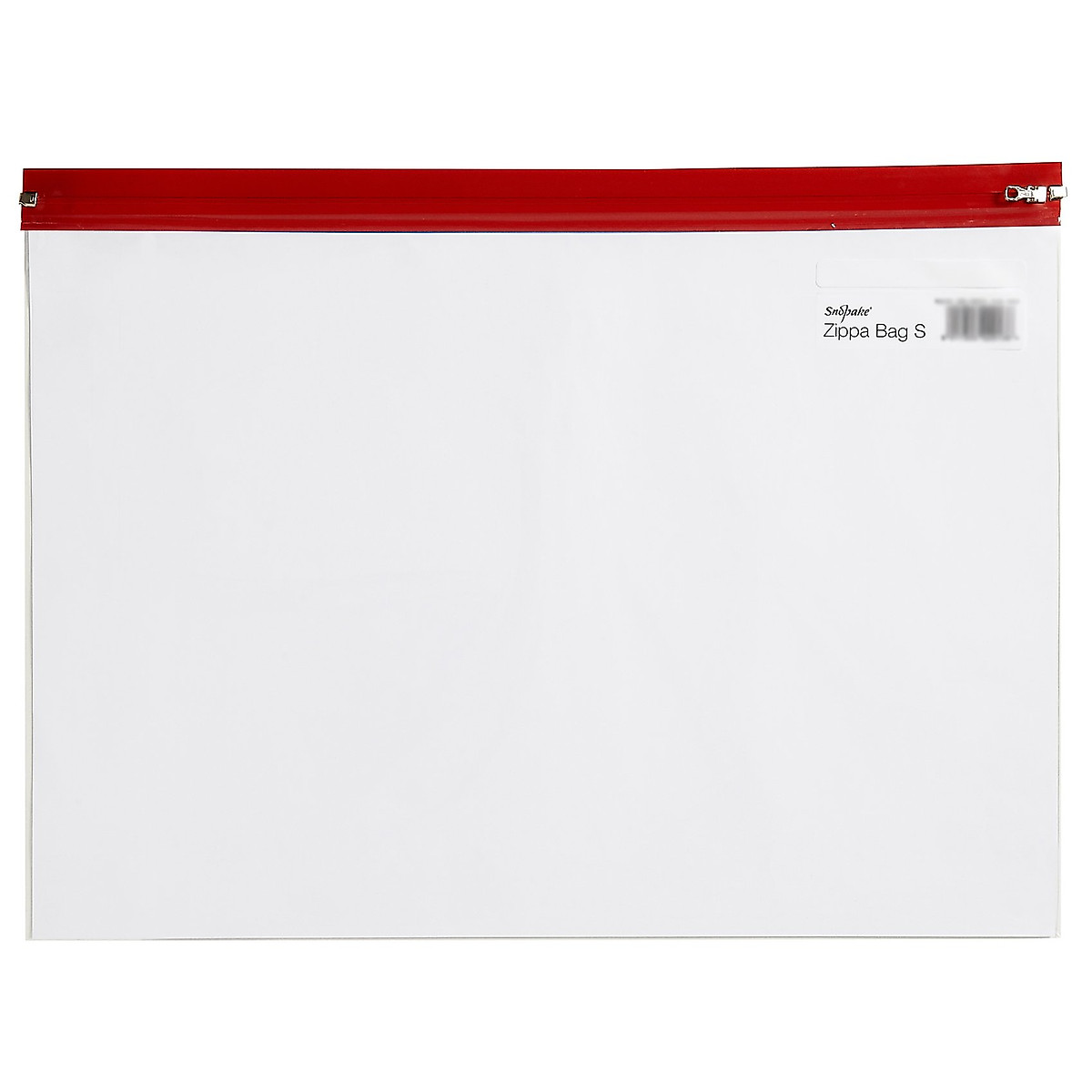 Snopake A3 480x350mm Zippa Bag 'S' with Zip Strips - Transparent/Assorted (Pack of 5)