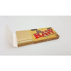 RAW 300 Classic 1.25 1 1/4 Size Rolling Papers, 300 Count (Pack of 1)