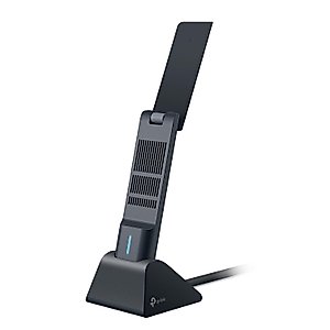 TP-Link WiFi 6E USB Adapter for Desktop PC - (Archer TXE50UH) AXE3000 Tri-Band Wireless Network Adapter, Ultra-Low Latency, MU-MIMO, OFDMA, Refined Security, WPA3, Supports Windows 11/10