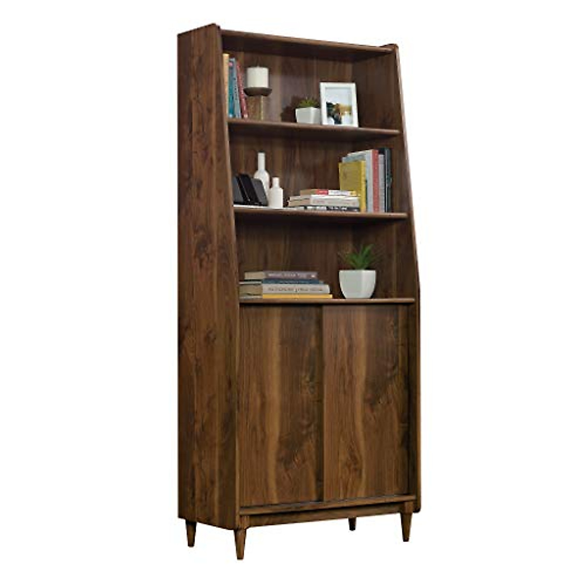 Sauder Harvey Park, 3 tier Bookcase, Grand Walnut finish