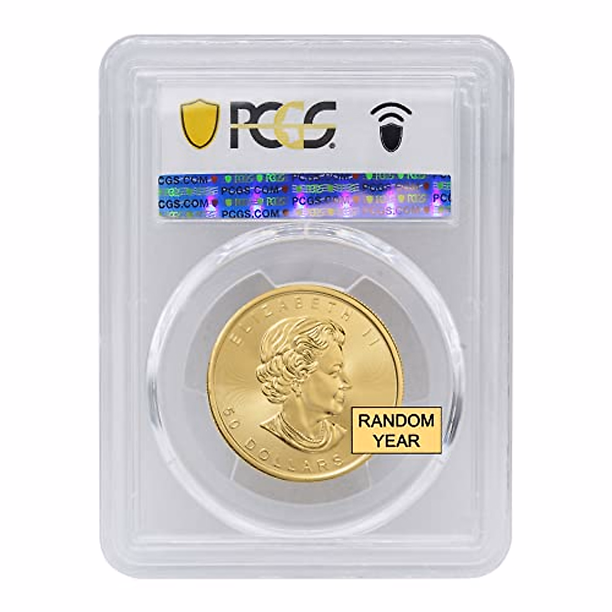 1979 - Present (Random Year) CA 1 oz Canadian Gold Maple Leaf Coin Gem Uncirculated 24K $50 GEMUNC PCGS