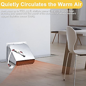 Adviace F299201 Blower Fan Kit for Mr Heater, 20,000-30,000 BTU Ventless Wall Heaters (2016+), Vent Free F299201 Blower Accessories for Mr. Heater Propane Heater, Natural Gas Heater and Blue Flame.