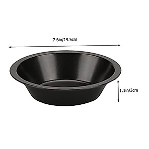 Hemoton 15 Pcs Pizza Plate Cake Tray Pizza Screen Mini Accessories Round Bread Pan Bread Baking Molds Pizza Crisper Tray Oven Pan for Kitchen Carbon Steel Pizza Pan Reusable Baking Tray