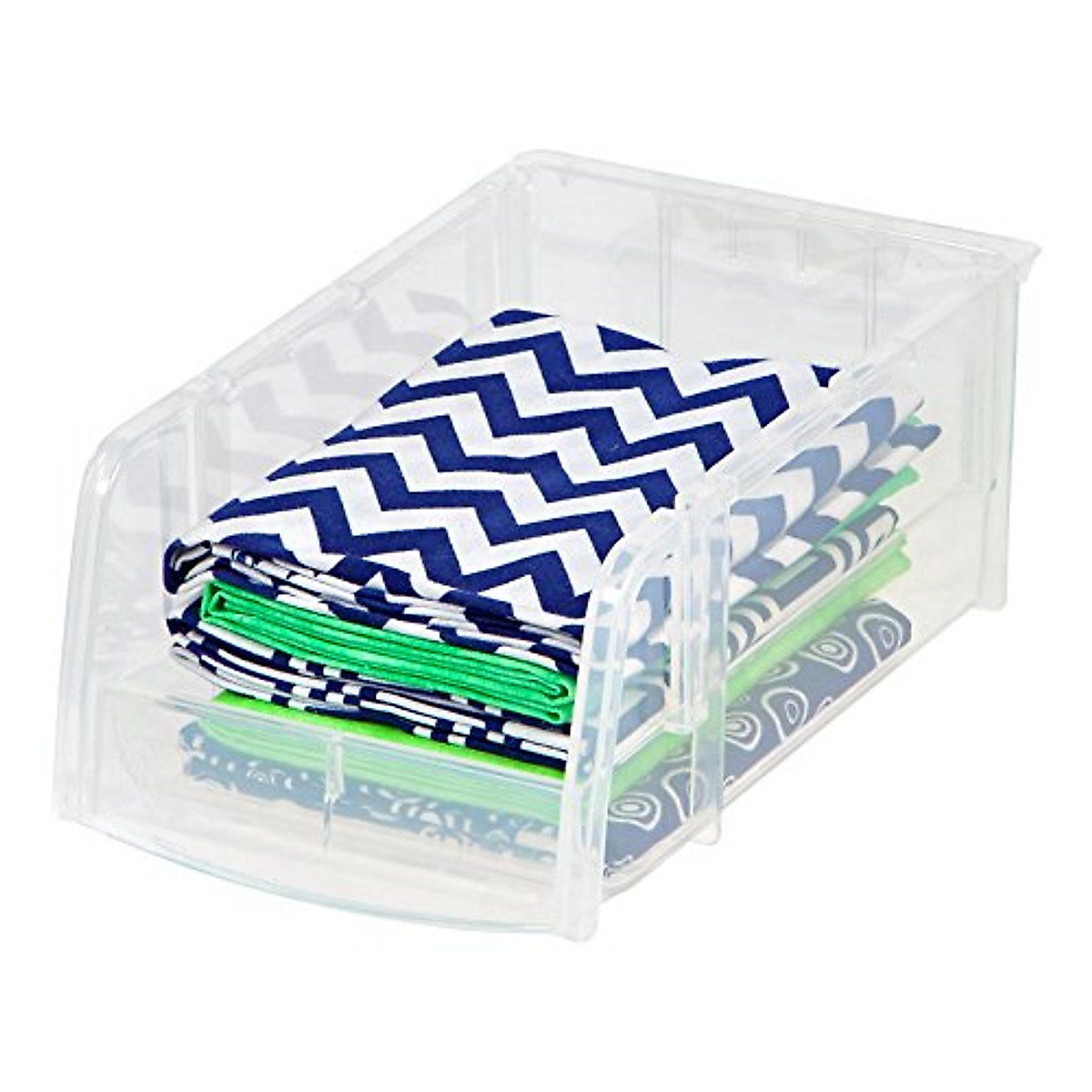 IRIS USA S Clear 12PK IRIS Small Bin