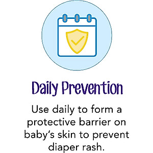 DESITIN Rapid Relief Zinc Oxide Diaper Rash Cream 4 oz (Pack of 3)