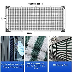LXLIGHTS Balcony Protection Privacy Screens, HDPE Windproof Anti-UV Height 0.75m/0.9m Screen Fence with Cable Ties, Weatherproof Sun Shade Cover for Outdoor Garden Terrace, 29 Sizes