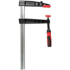 BESSEY TG7.016+2K Clamp, woodworking, F-style, 2K handle, replaceable pads, 7 In. x 16 In., 1320 lb