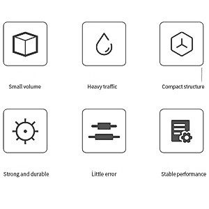 2in Meter, Electronic Digital Fuel Liquid Water Gas Oil Flowmeter 2.3V to 3.3V Smart Water Meter Pool Flow Meter Water Flow Meter 2 inch Flow Meter Fuel Industrial Automation Water Flow Smart