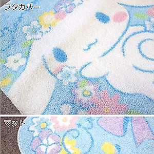 Sanrio Cinnamoroll Cinnamon Toilet - Cover & mat for a Two-Piece Set Cleaning Heating SB-526-S
